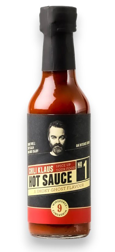 Het sås Smoky Ghost (vindstyrka 9) - Chili Klaus | Presenteriet.se